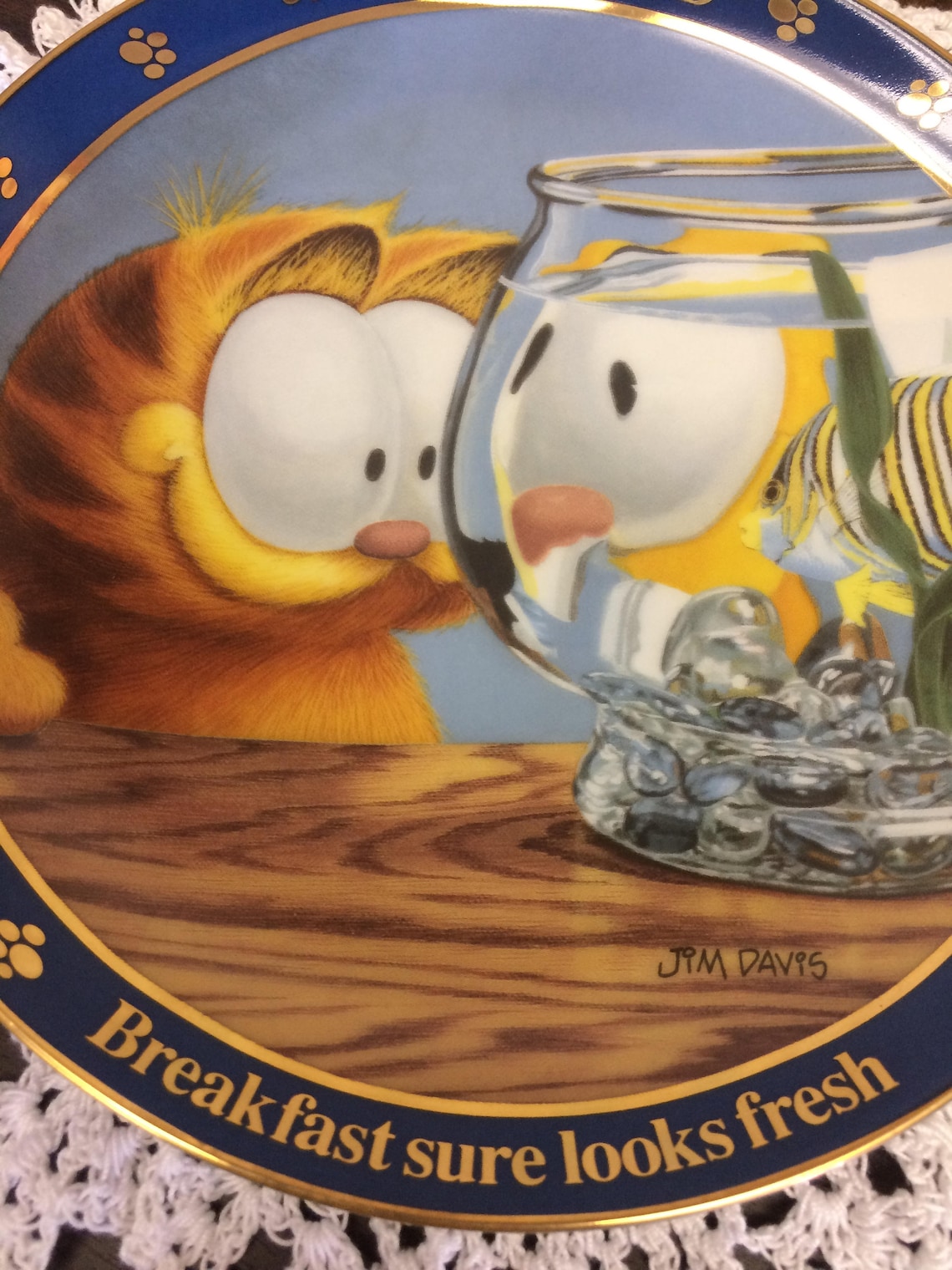 Vintage Garfield breakfast Sure Looks Fresh Jim | Etsy