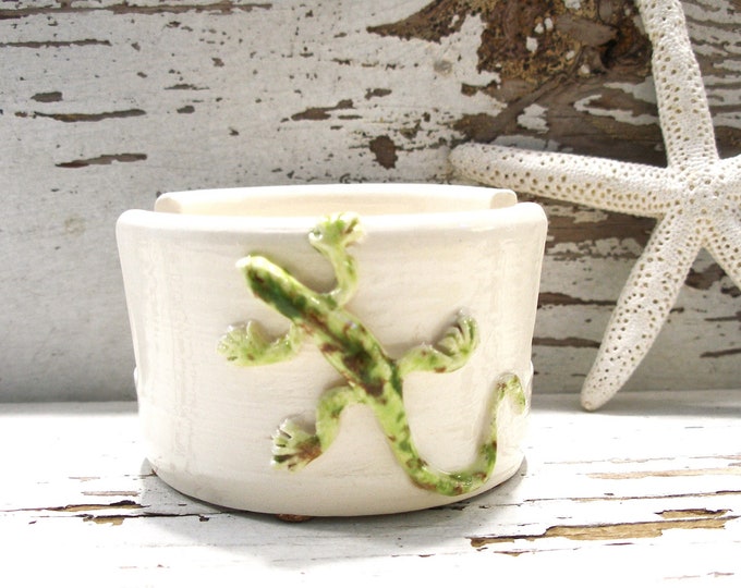 Sponge Holder Clay Lizard Bowl Handmade Pottery Kitchen Sink Dish - Etsy