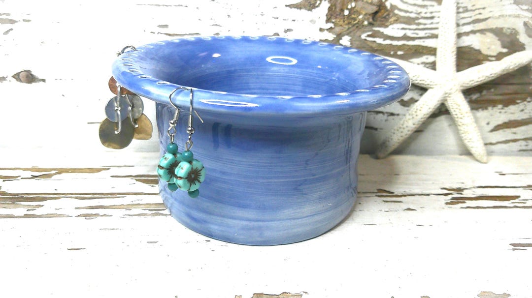 Earring Holder Jewelry Dish Handmade Pottery - Etsy