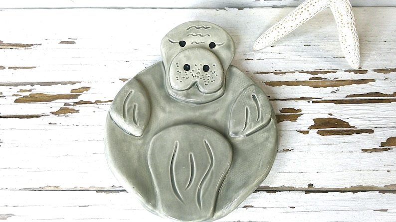 Manatee Spoon Rest Handmade Pottery - Etsy