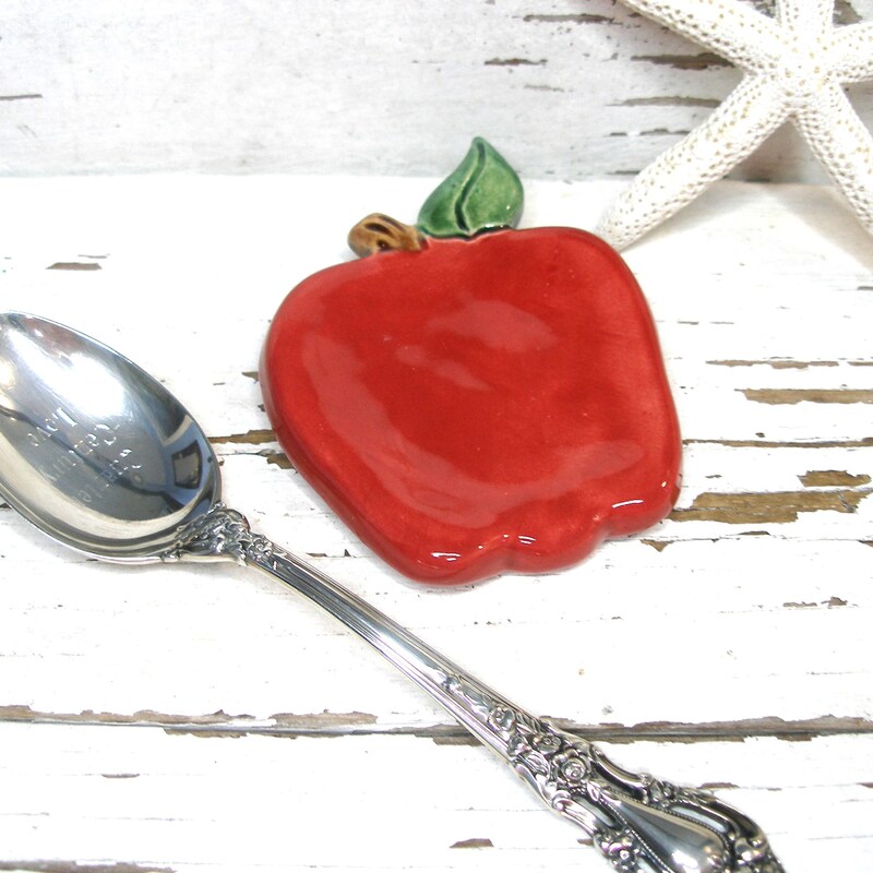 Apple Spoon Rest - Etsy