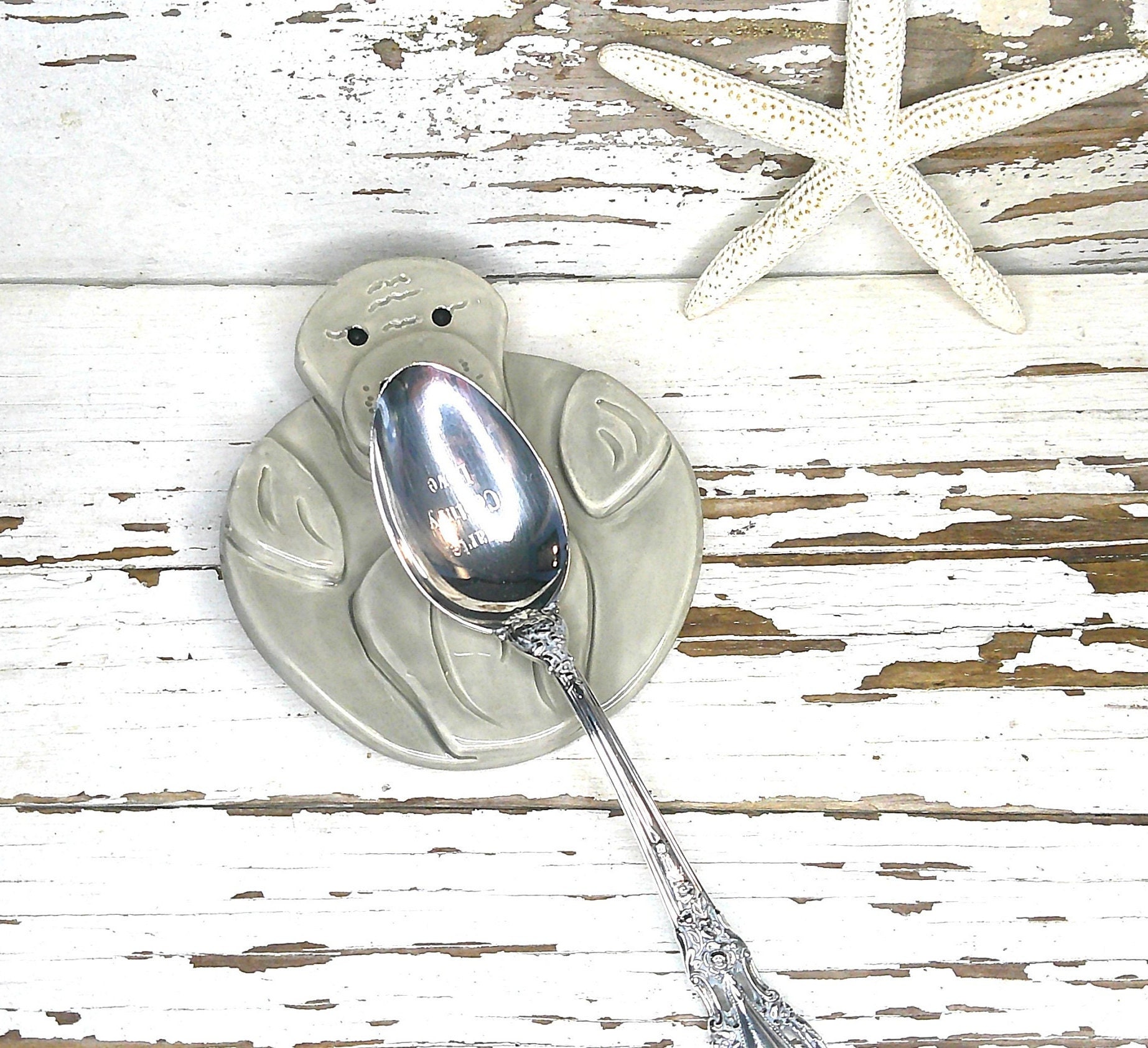 Manatee Spoon Rest Handmade Pottery - Etsy