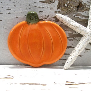 Pumpkin Spoon Rest Ring Dish Thanksgiving Autumn Pottery - Etsy