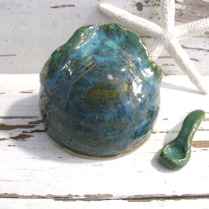 Monster Head Bowl Salt Cellar Funny Alien Face Handmade Pottery - Etsy