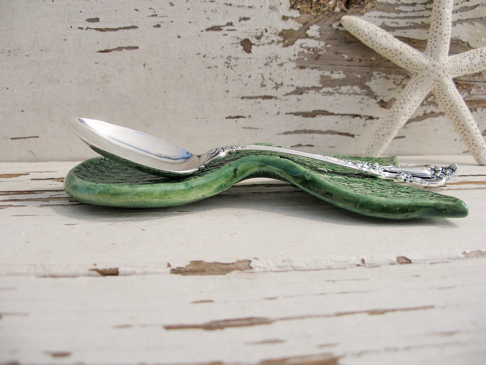 Spoonrest Mermaid Tail Spoon Rest Handmade Ceramic Pottery - Etsy