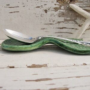 Spoonrest Mermaid Tail Spoon Rest Handmade Ceramic Pottery - Etsy