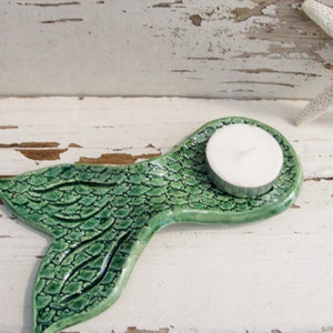 Spoonrest Mermaid Tail Spoon Rest Handmade Ceramic Pottery - Etsy