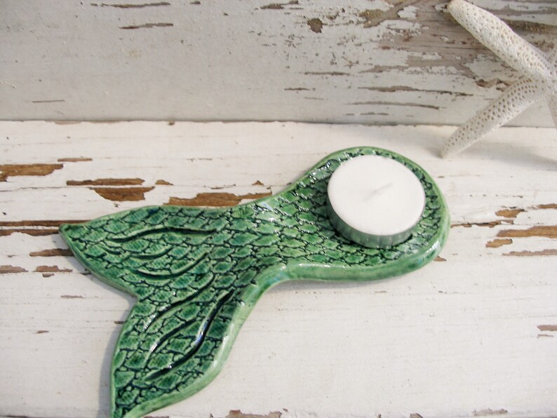 Spoonrest Mermaid Tail Spoon Rest Handmade Ceramic Pottery - Etsy
