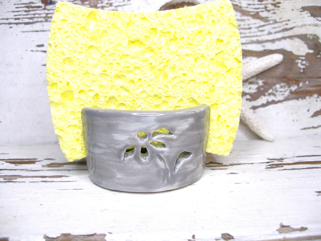 Sponge Holder Handmade Flower Kitchen Dish - Etsy