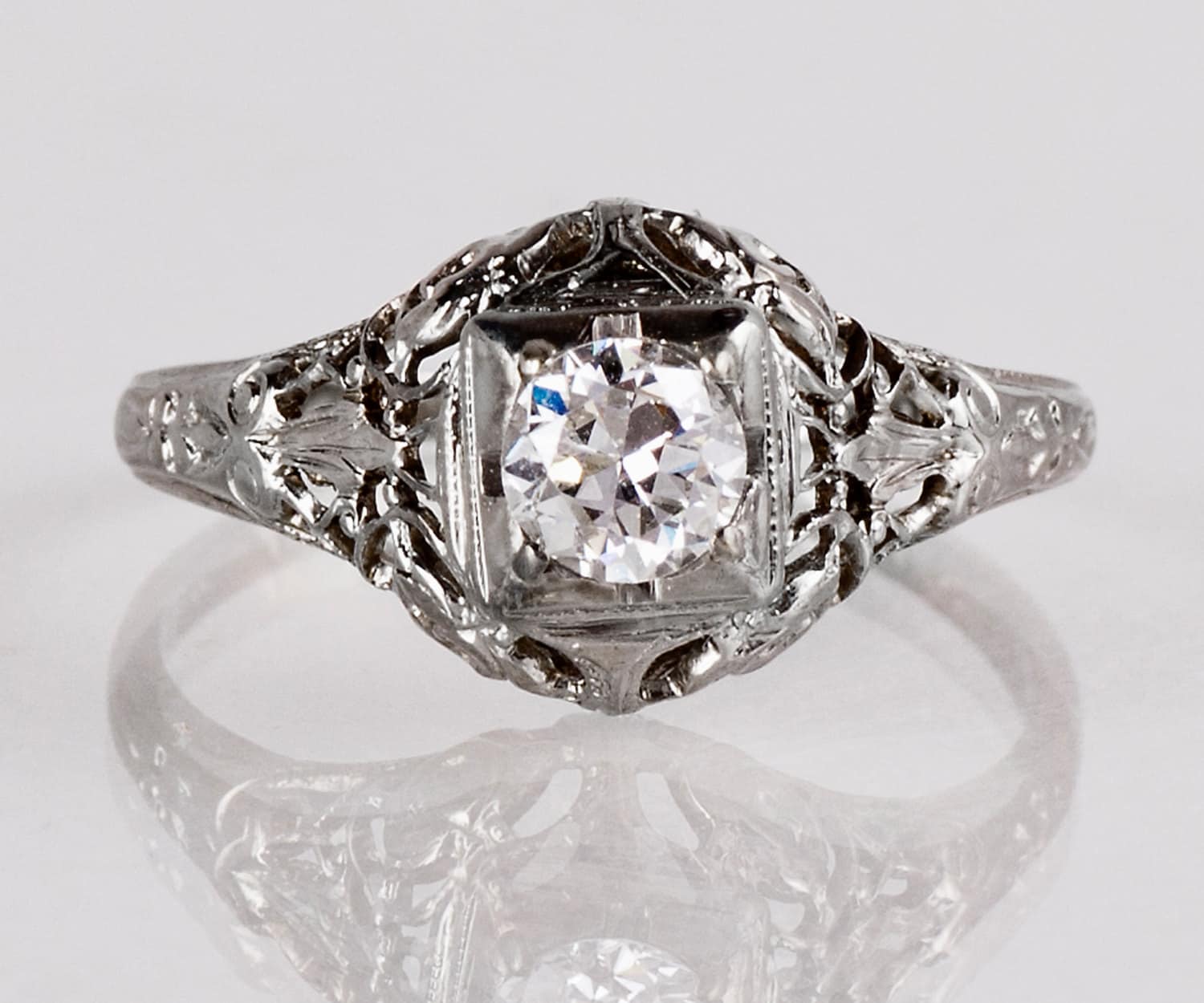 Antique Engagement Ring Edwardian Engagement Ring Antique - Etsy
