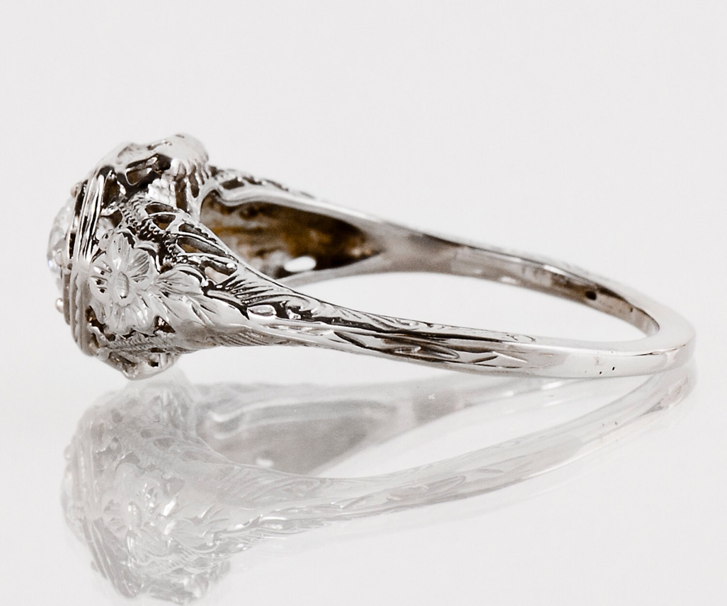 Antique Engagement Ring Antique Arts and Crafts Era 18k | Etsy