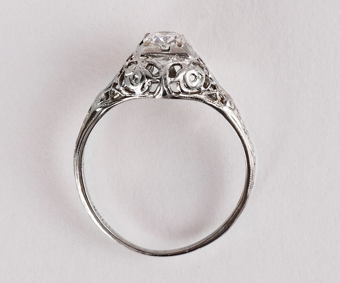 Antique Engagement Ring Edwardian Engagement Ring Antique - Etsy