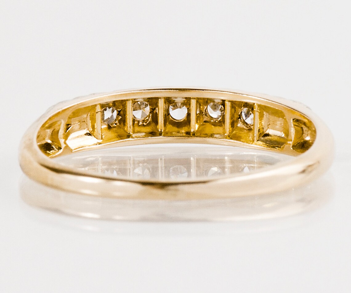 Antique Wedding Band Antique 1930's 14k Yellow Gold - Etsy