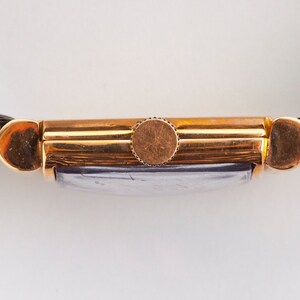 Vintage Watch - Vintage Men's Hamilton 14k Rose Gold Leather Strap ...