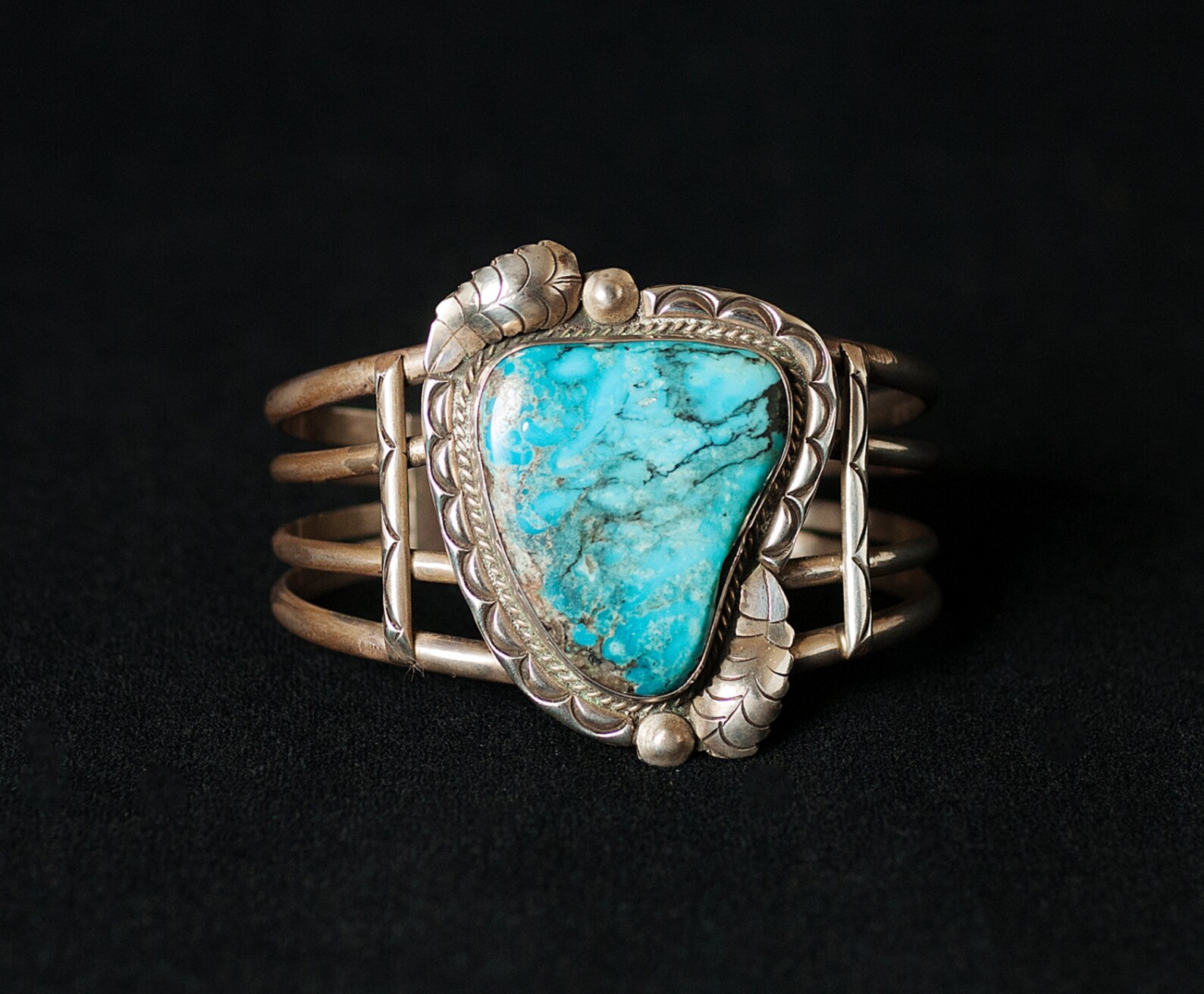 Vintage Cuff Vintage Navajo Sterling Silver and Turquoise | Etsy