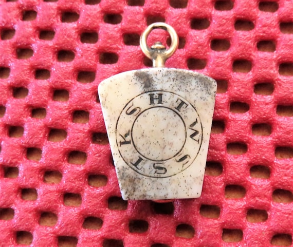 1920 Royal Arch Masonic Rite Keystone 10k Gold Colorf… - Gem