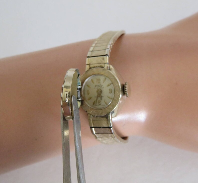 Vintage Gold Filled Enzo Swiss Ladies Winding Wristwatch | Etsy