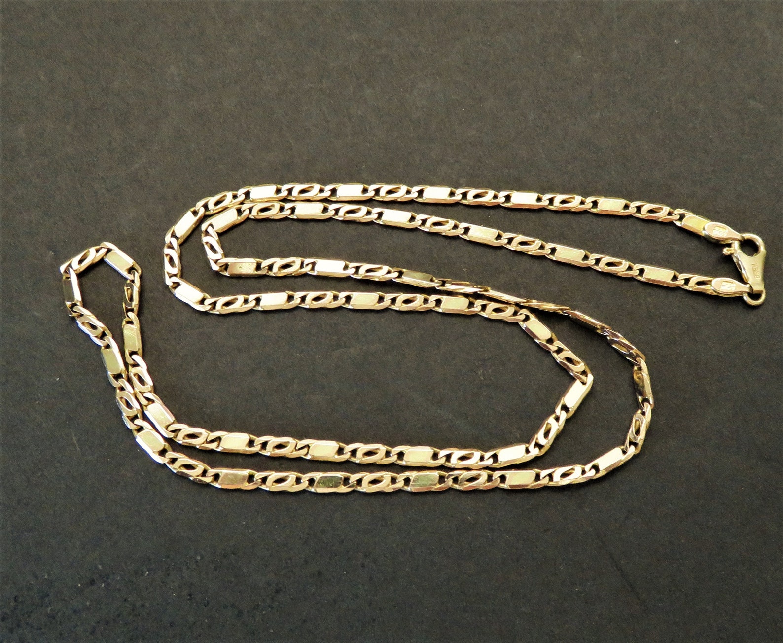 14K Brevetto Italy Heavy Solid Yellow Gold Gucci Links Chain - Etsy