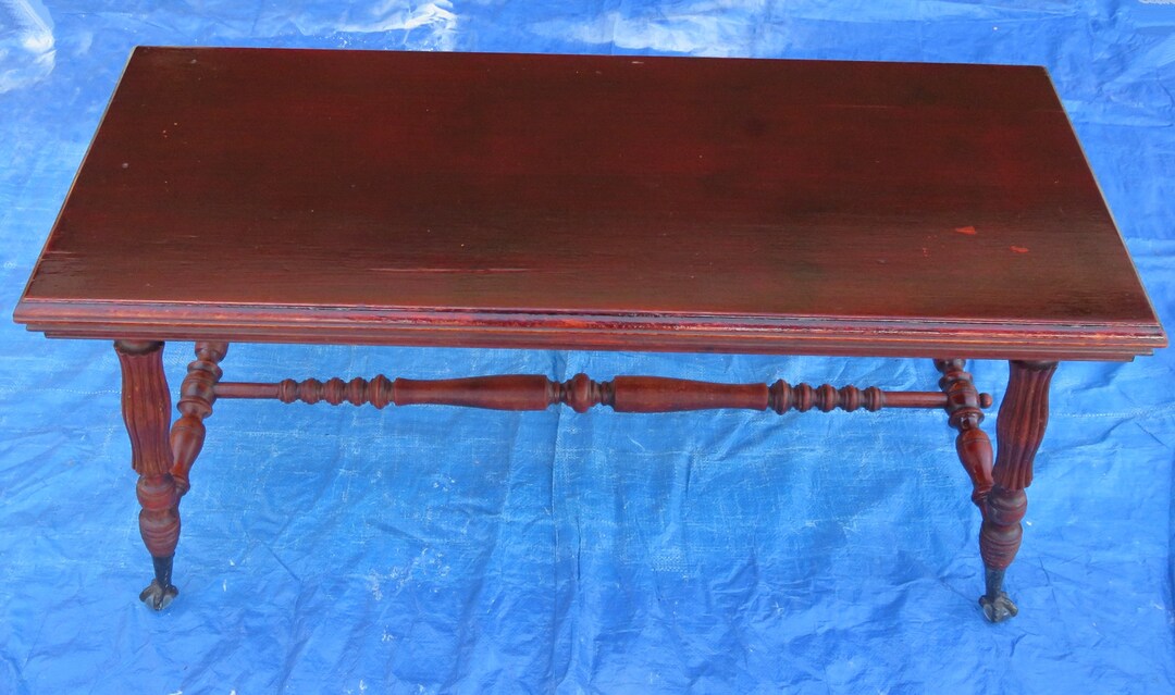 Victorian Accent Table With Claw Feet Holding Gargoyle Crystal - Etsy