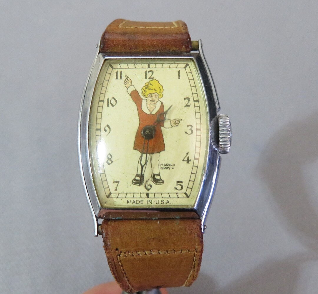 1930s "little Orphan Annie" Character Watch With Original Band, Signed ...
