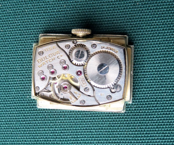 Bulova Excellency 21J 7Ak 10K Yellow Gold Filled Mens… - Gem