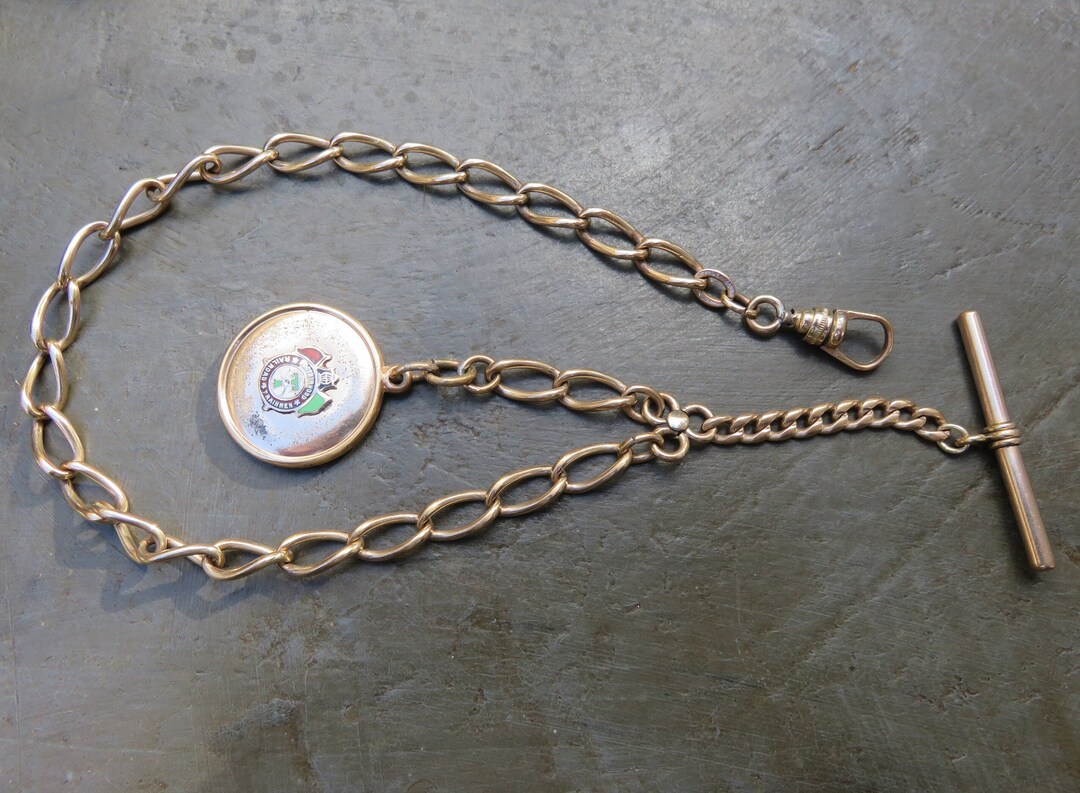 Antique 1930's L MFG (le Stage Mfg. Co.) 12K Yellow Gold-filled Pocket ...