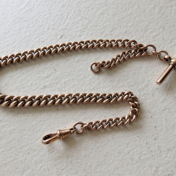 14k Gold Watch Chain 9k - Etsy