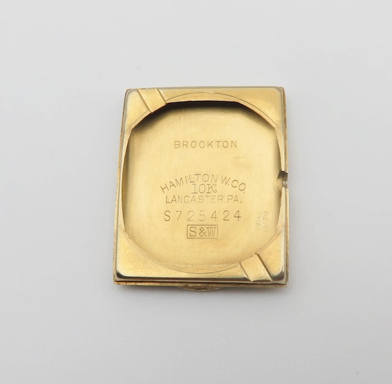 1952 Hamilton 10K Solid Gold "Brockton" Model CAL 770… - Gem