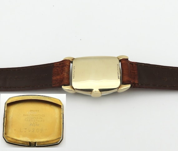Rare! Hamilton Grover Cal. 980 17 jewel Men wristwatc… - Gem