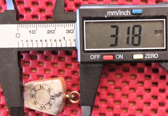 1920 Royal Arch Masonic Rite Keystone 10k Gold Colorf… - Gem