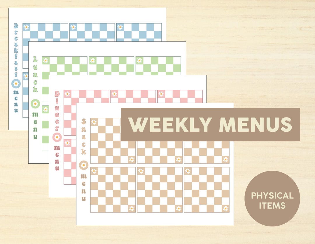 Food Menus | Gesture Charts | Daily Food Cards | Toddler Food Charts ...