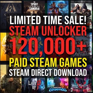 Steam Unlocker! Unlock 100k+ Games Windows Device | Global | Steam ...