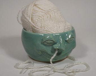 Face Yarn Bowl - Etsy