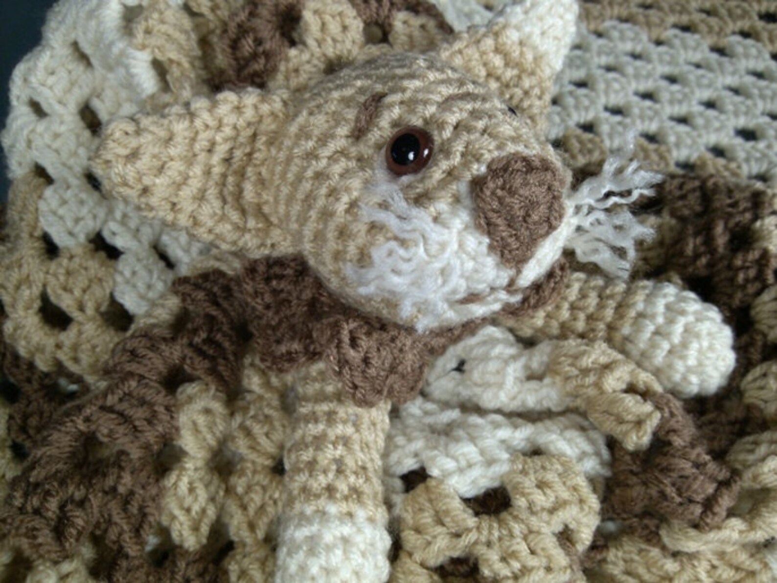 Huggable Calico Kitty Lovey Blankie for Baby, Perfect for Travel - Toy ...