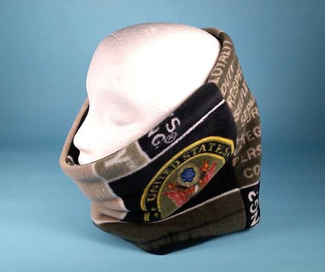 US Army Insignia Ski Gator Soft Warm Extra Tall Fleece Neck - Etsy