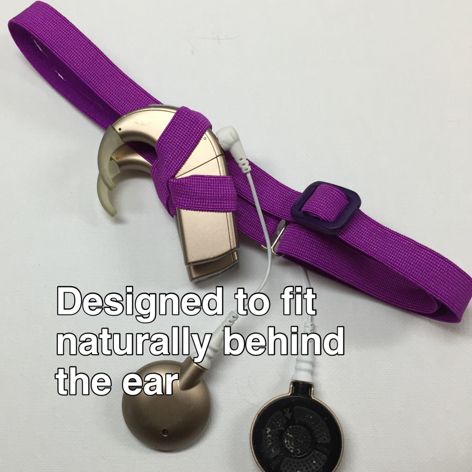 Cochlear Implant Headband Adjustable Length Silicone Lined - Etsy