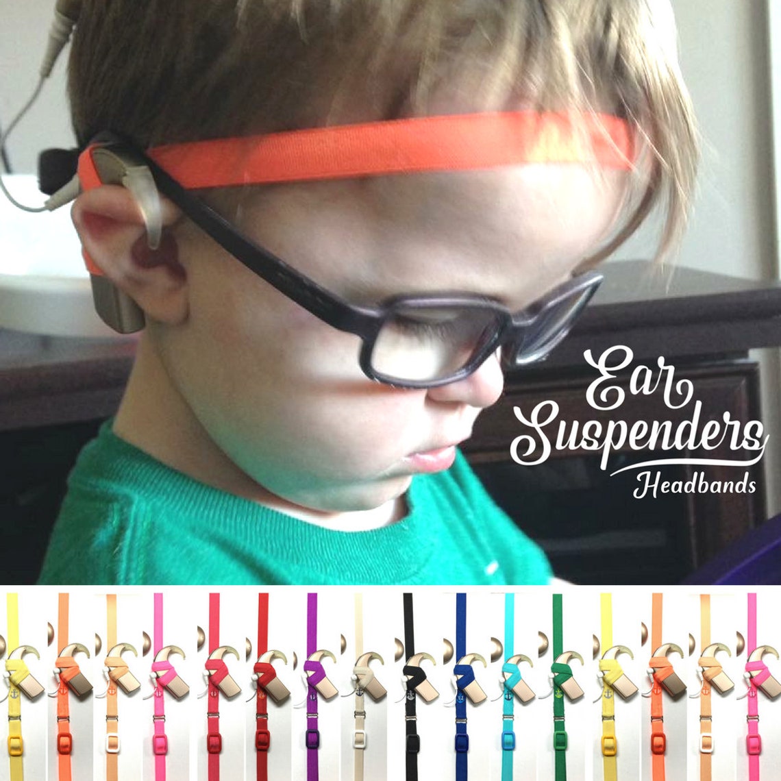 Cochlear Implant Headband Ear Suspenders Adjustable Length - Etsy