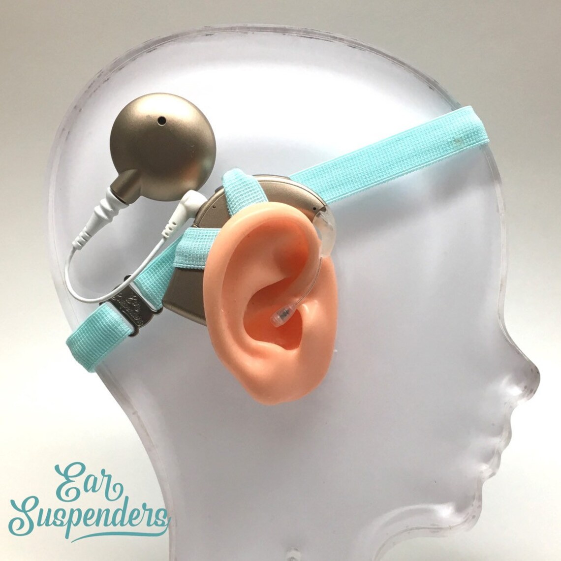 Light Blue Cochlear Implant Headband Ear Suspenders - Etsy