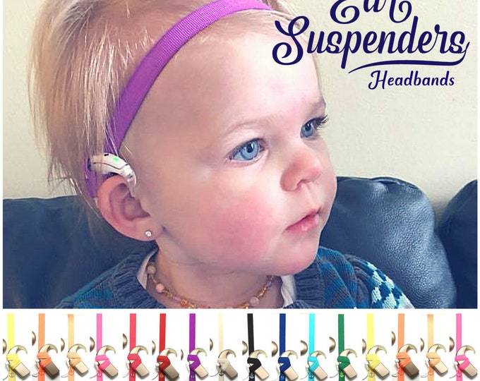 Cochlear Implant Headband Adjustable Length Silicone Lined - Etsy
