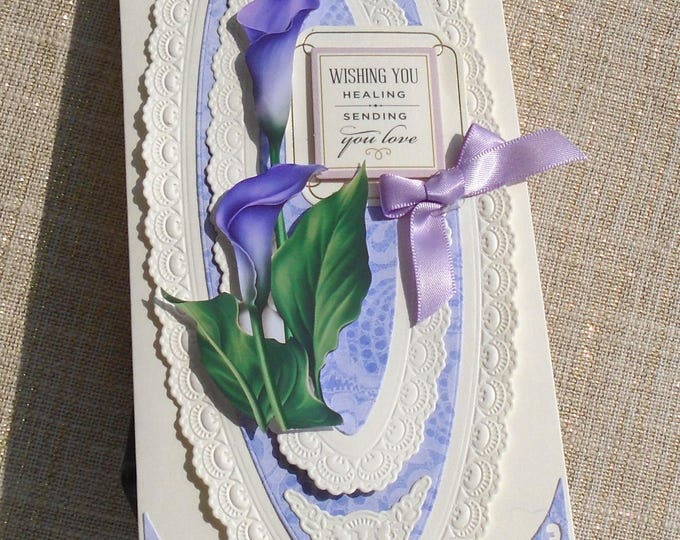 Sympathy Greeting Card With Die Cuts - Etsy
