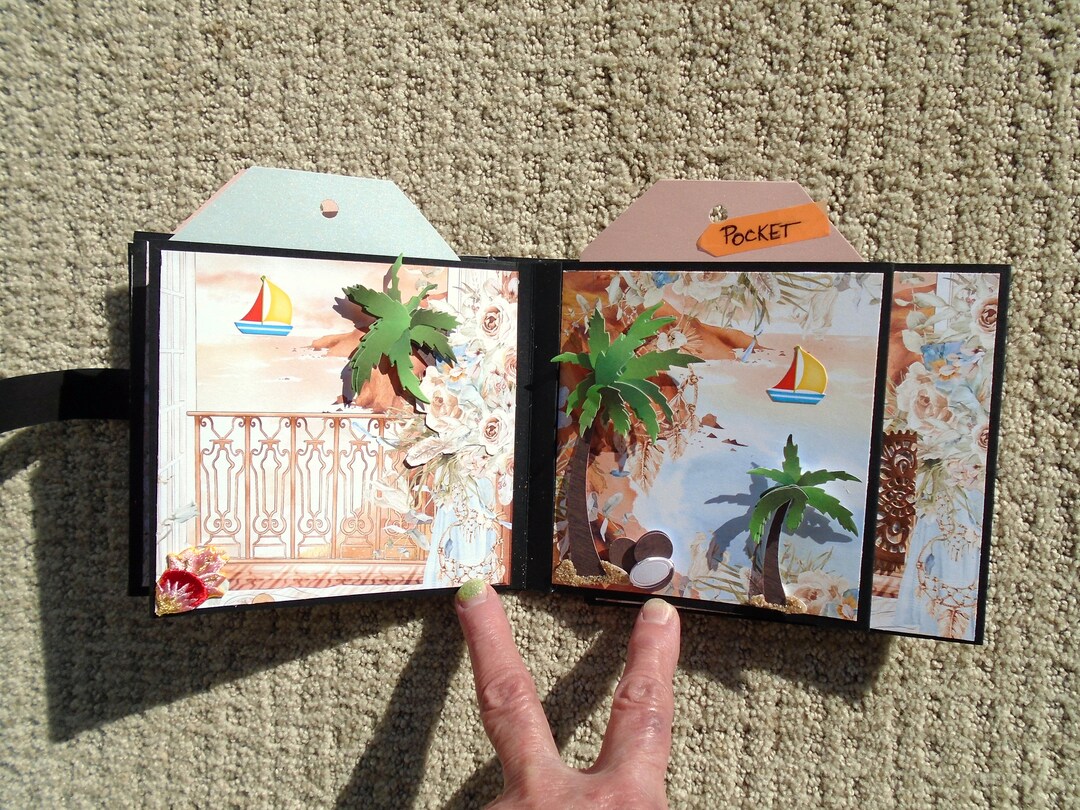 Photoplay Folio Mini Album With Flips, Pockets, Folds and 3D Elements ...