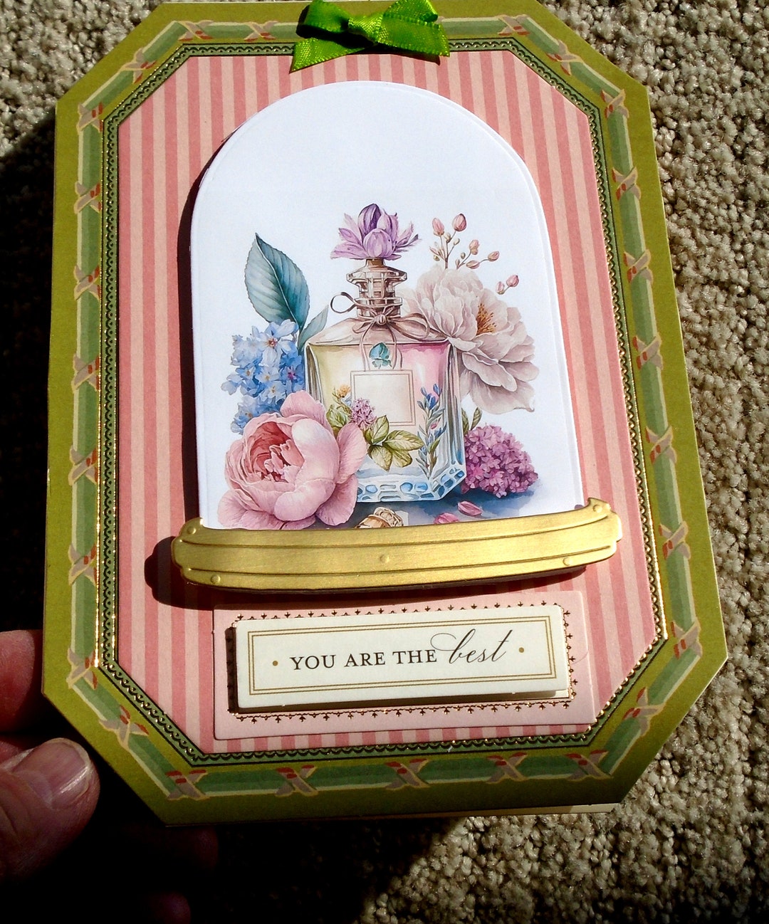 Birthday Shaped 3D Handmade Greeting Card With Paper Layering Technique ...