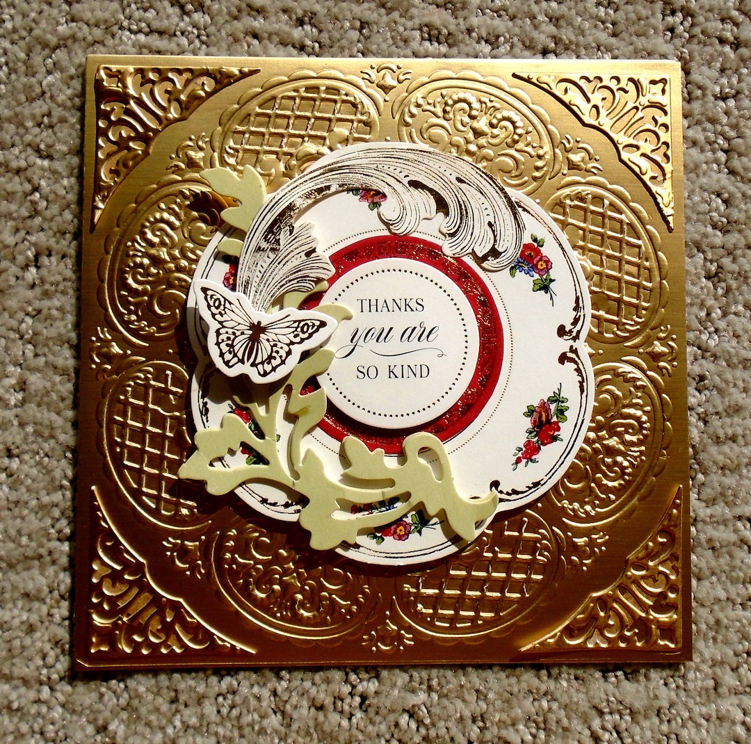 Handmade 3D Greeting Card With 3D Elements and Paper Stacking Technique ...