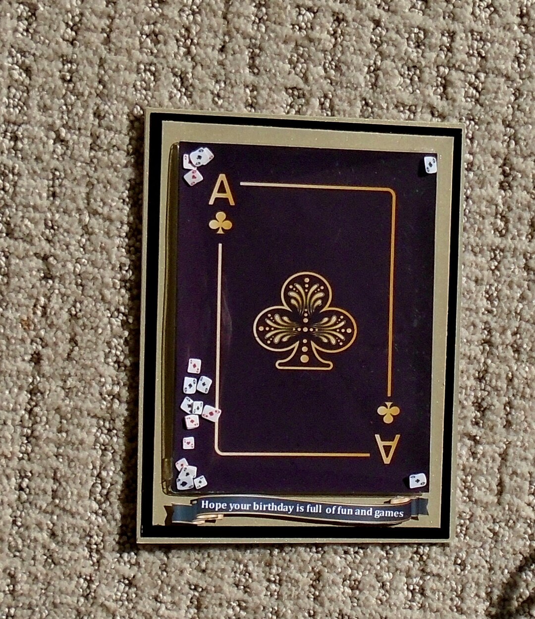 Have an Ace Birthday Card With Birthday Themed Handmade Greeting Card ...