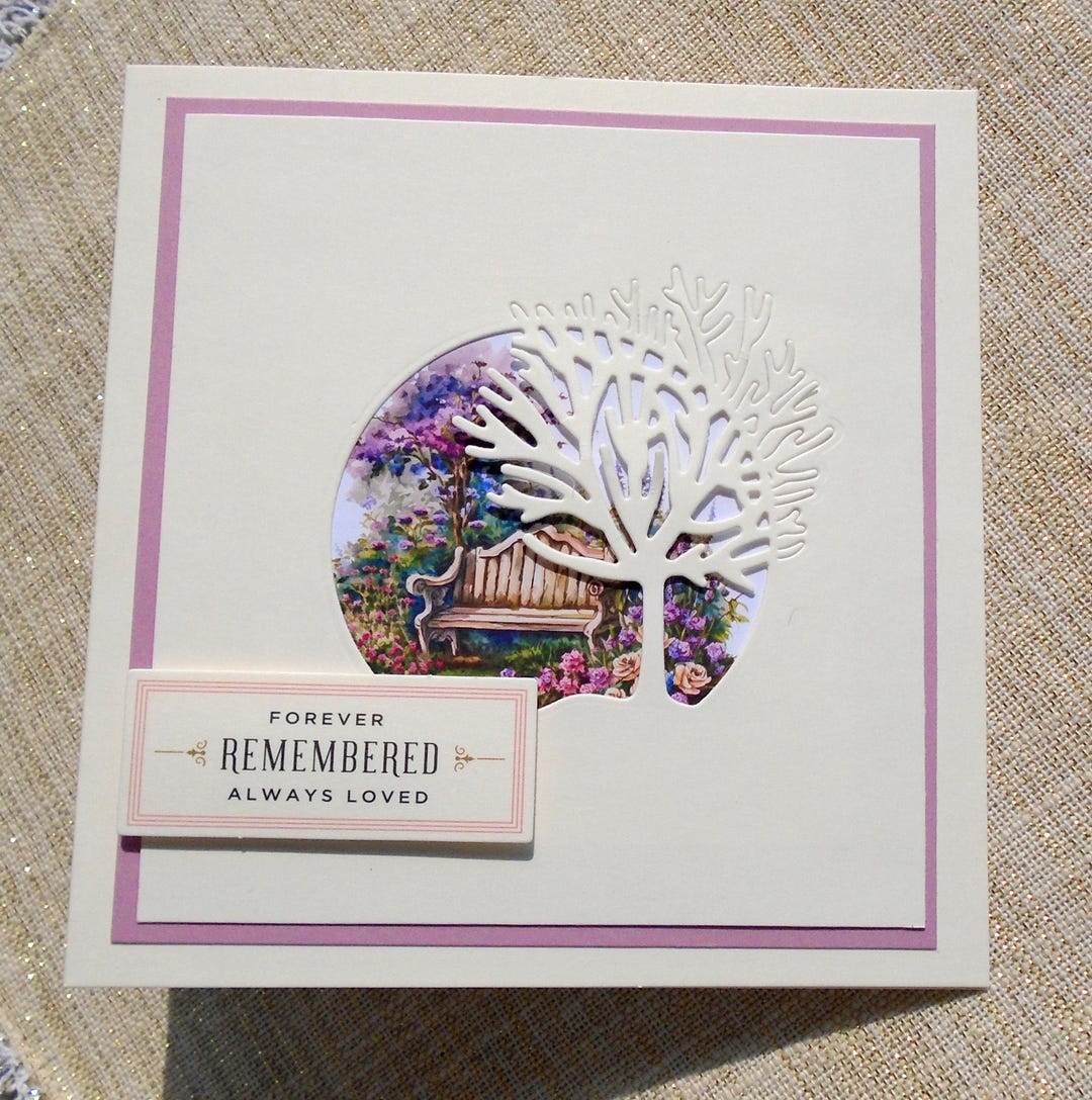 Sympathy Greeting Card With Hollowed Die Cut - Etsy