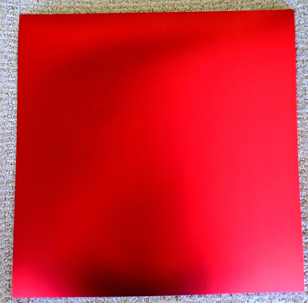 Anna Griffin Red Metallic Cardstock (10, 12x12 In) - Etsy