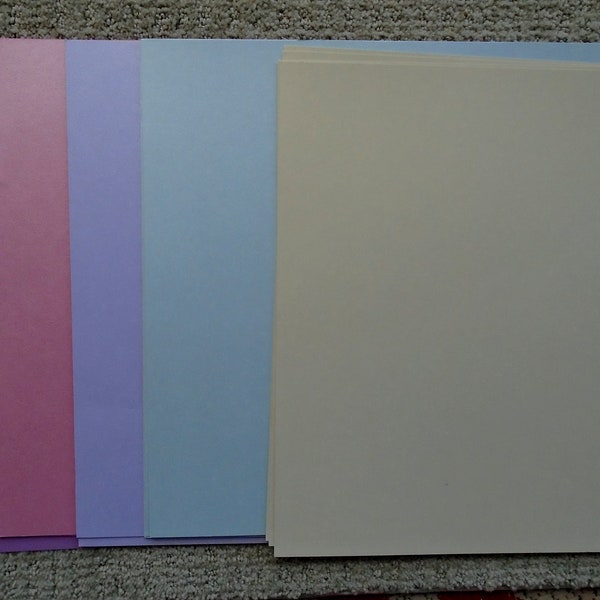 Pastel Cardstock - Etsy