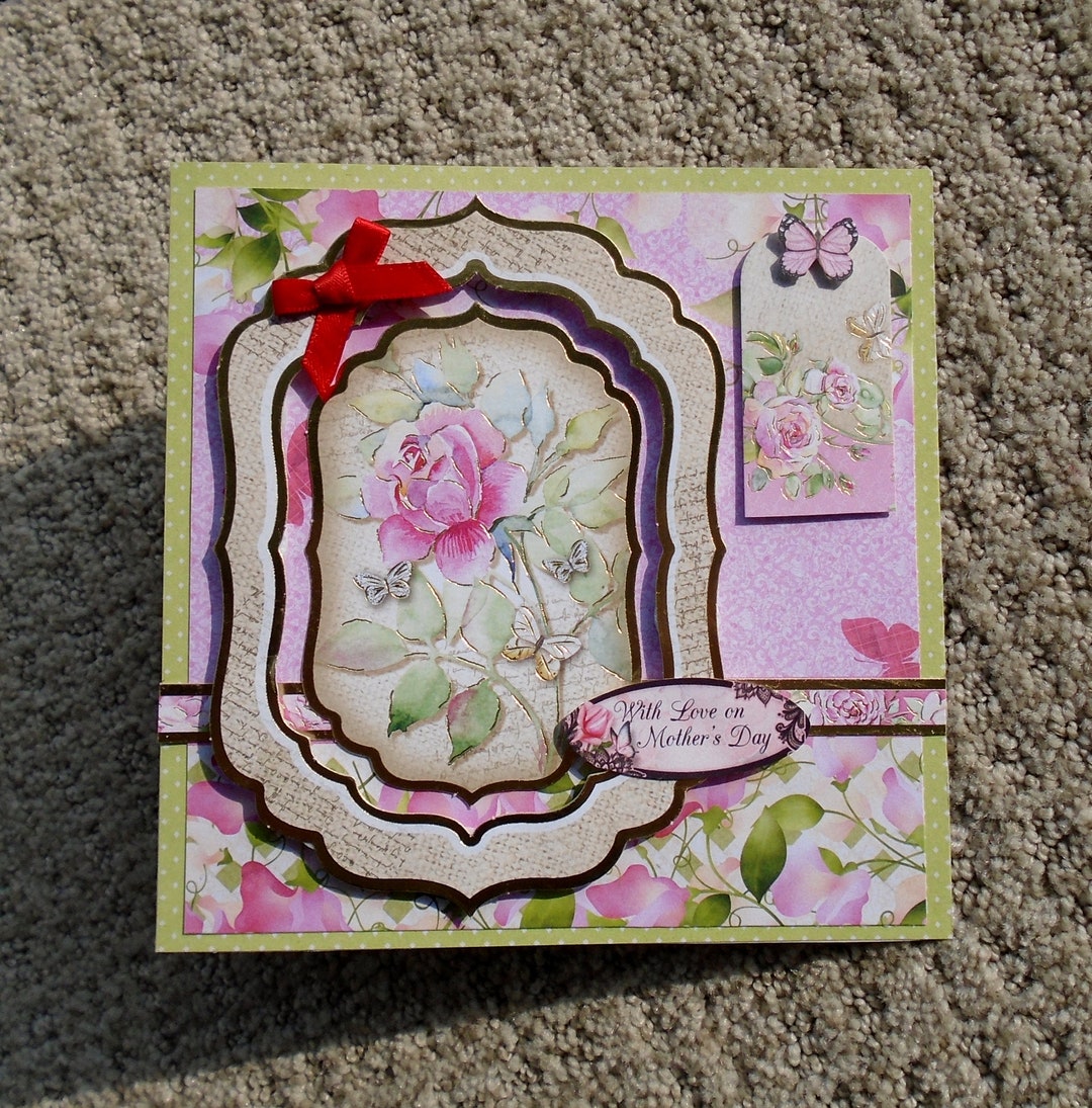 Mothers Day 3D Handmade Greeting Card - Etsy