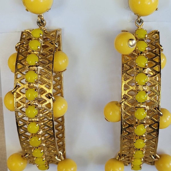 60s Mod Earrings - Etsy