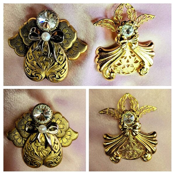 Jane Angel Brooch - Etsy